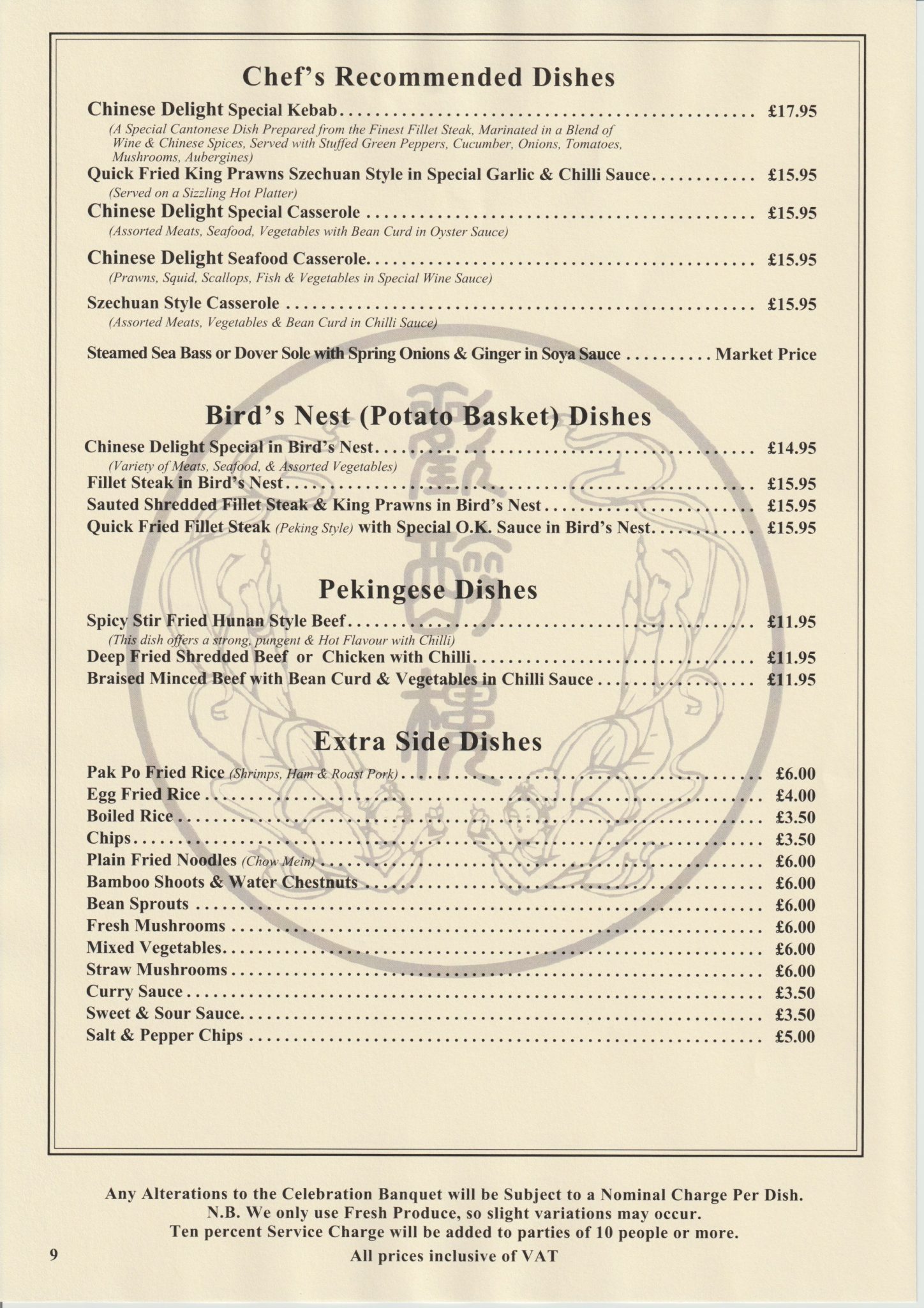 Main Menu | Chinese Delight Frodsham